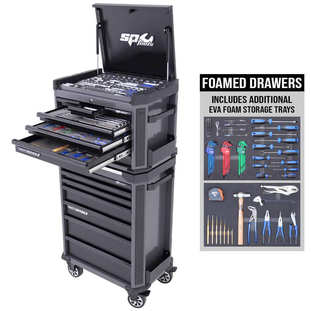 Tech Series Tool Kit - 213pc - Metric Only - Diamond Black - Plus Bonu ...