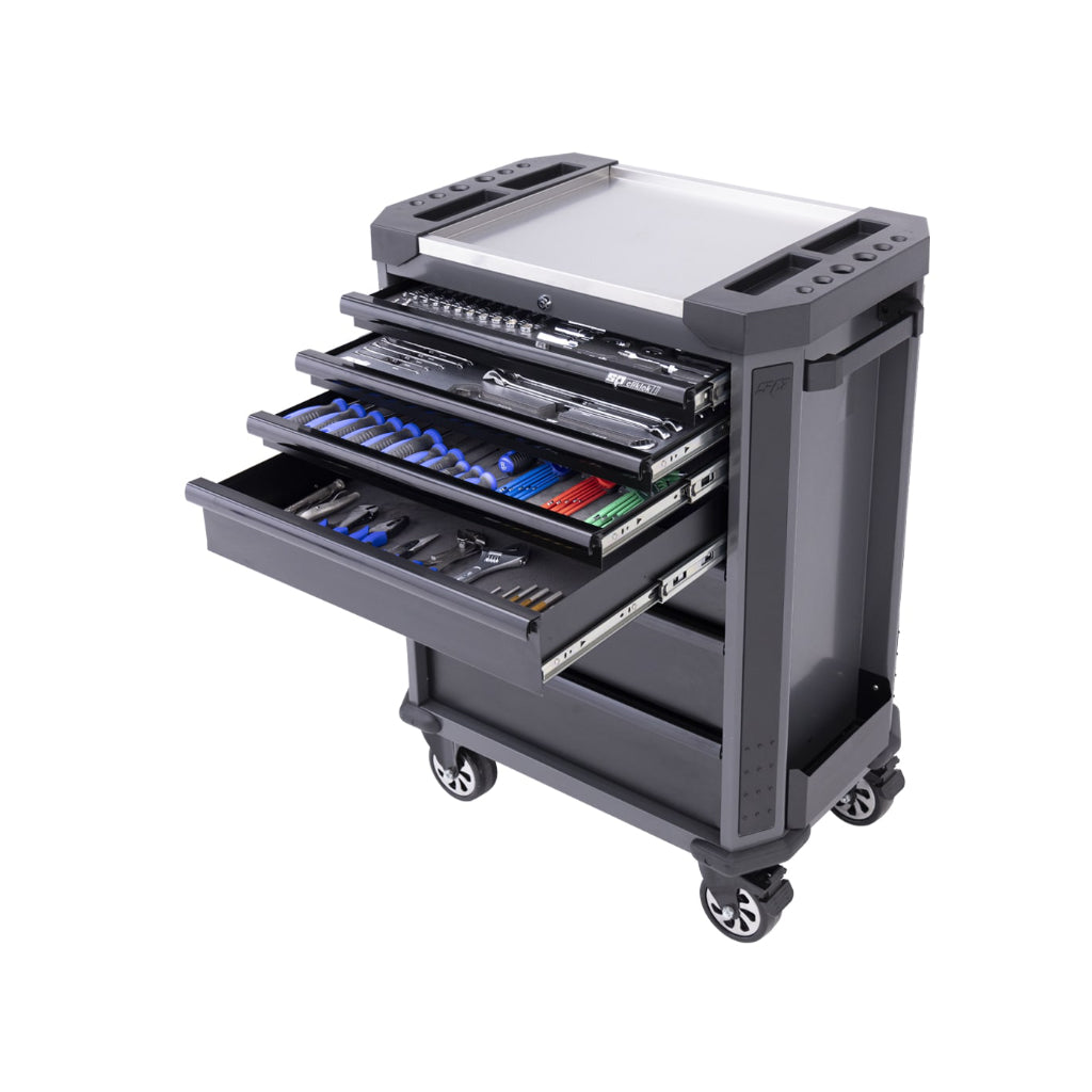 Tech Series Starter Professional Technician Roller Cabinet Tool Kit ...